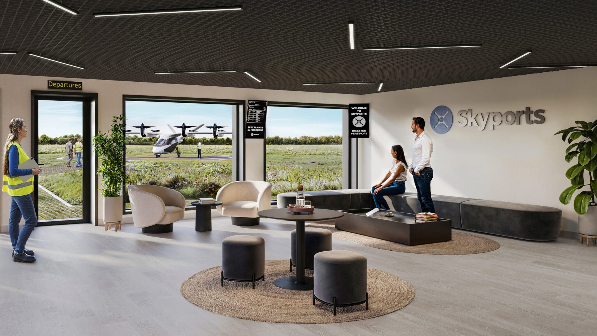 First look at UK vertiport revealed as planning secured | Skyports ...